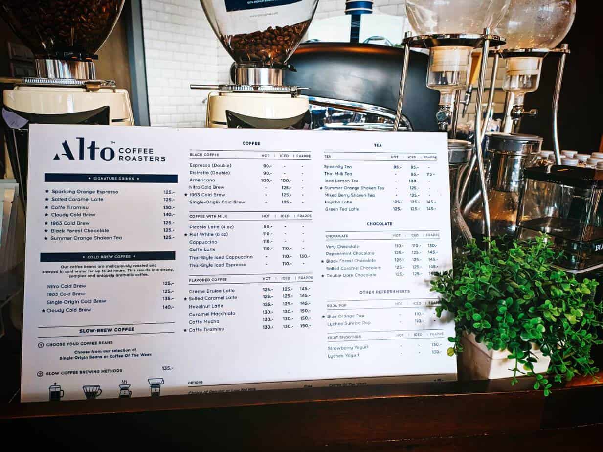 Alto Coffee Roasters บรรยากาศร้านกาแฟดี ๆ ท่ามกลางความวุ่นวายของชา ...
